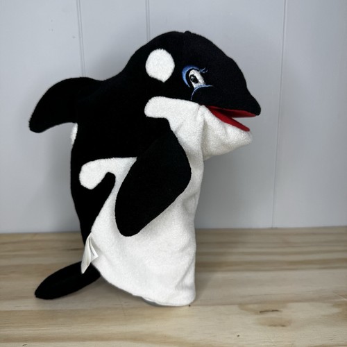 SeaWorld Parks 2011 Shamu Orca Whale Full Body Plush Hand Puppet ...
