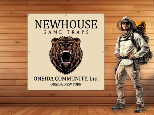 NEWHOUSE TRAPS Vinyl Banner 60in x 60in - Mancave Trap Collector Wall ...