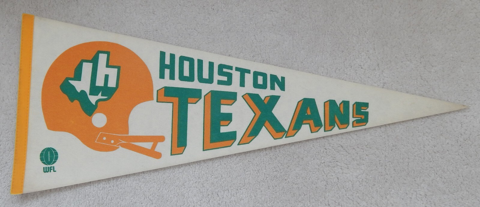Houston Texans WFL Vintage Defunct Football League 29" Pennant | eBay