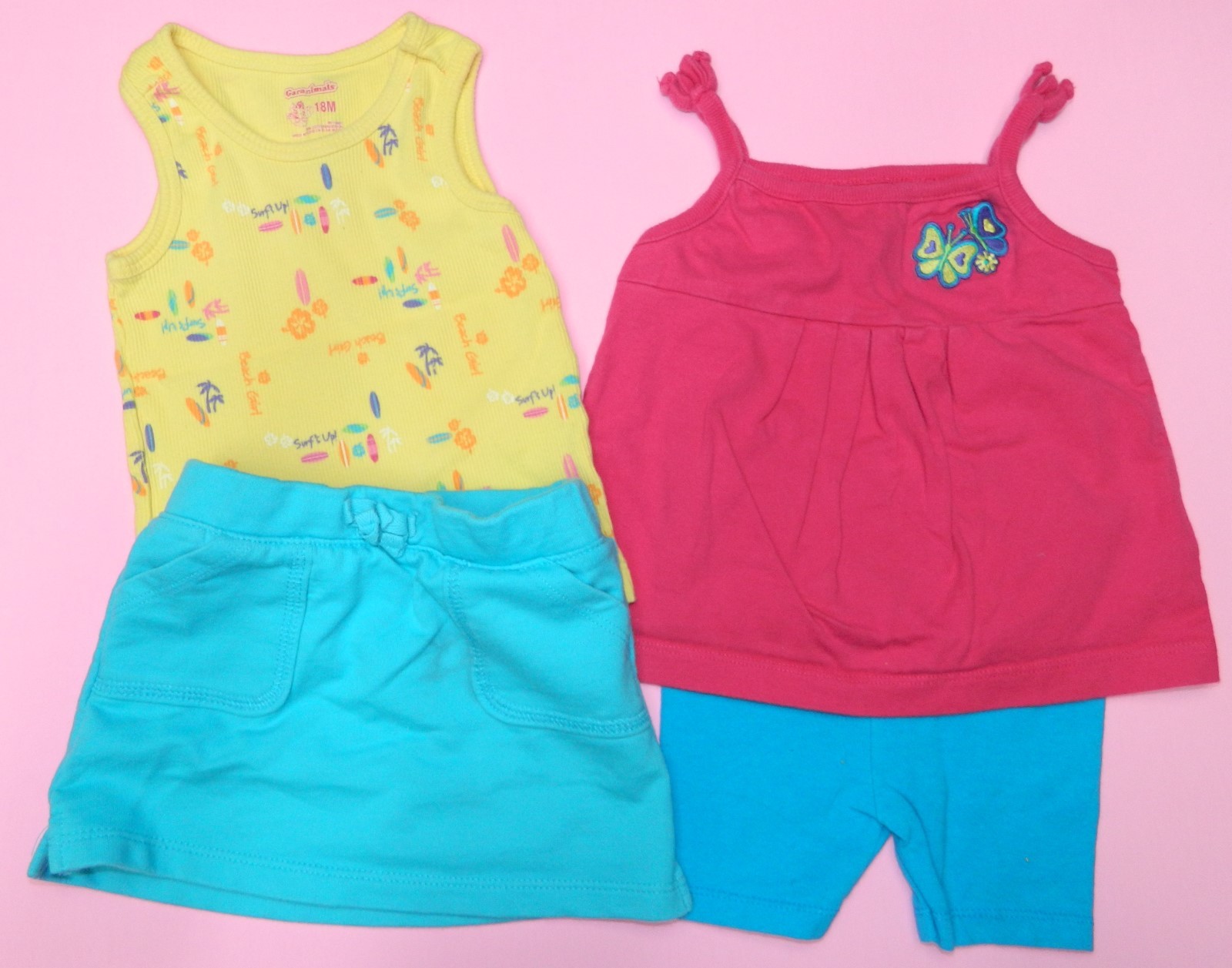 GARANIMALS girls Mix Match Lot of 4 Tops Shorts Skirt OUTFITS* 18 ...