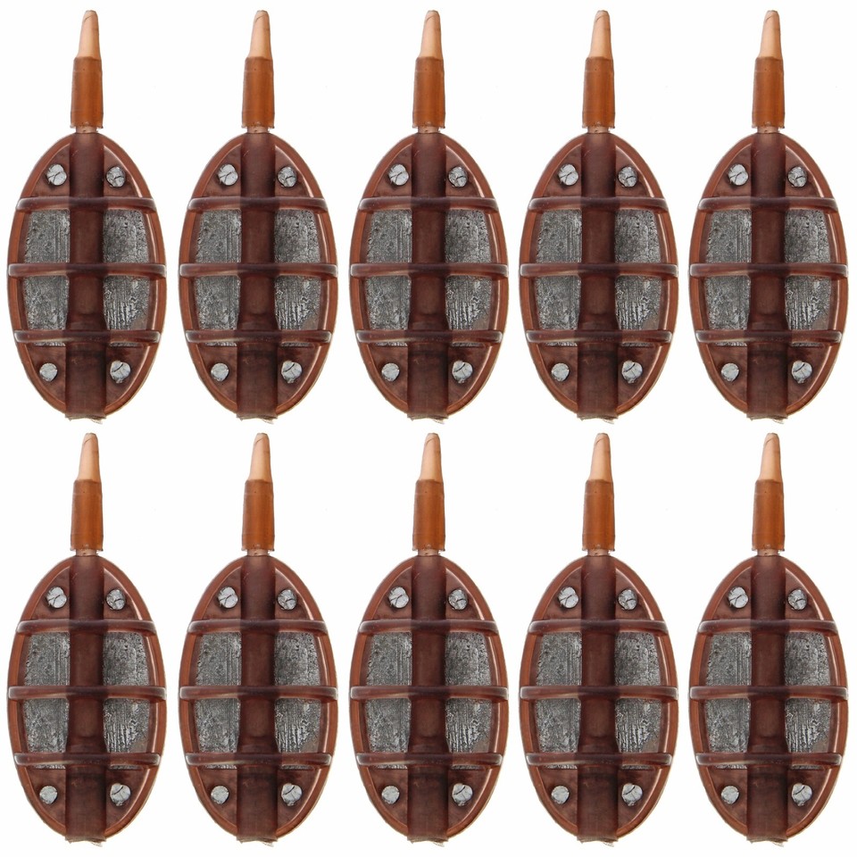10 x Fishing Inline Method Feeders 15g For Pellet Ground Bait Coarse ...