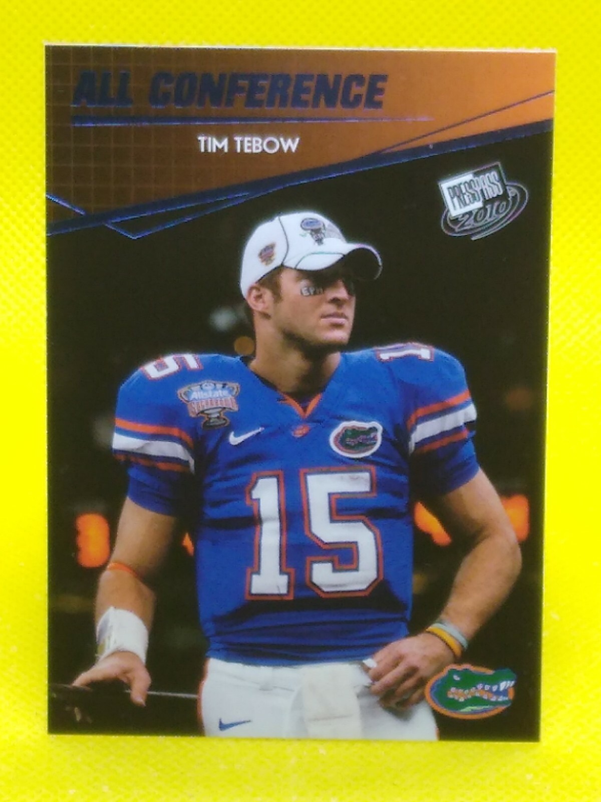 Tim Tebow 2010 Press Pass TROPHY CLUB ROOKIE #85 Florida Gators | eBay