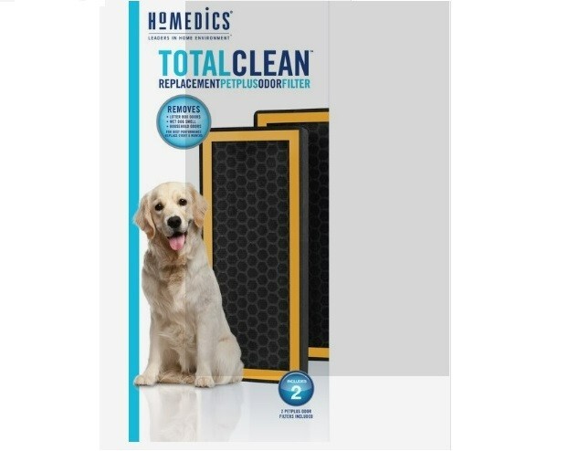 GENUINE NEW HOMEDICS Total Clean Replacement Pet Plus Odor Filter Box ...
