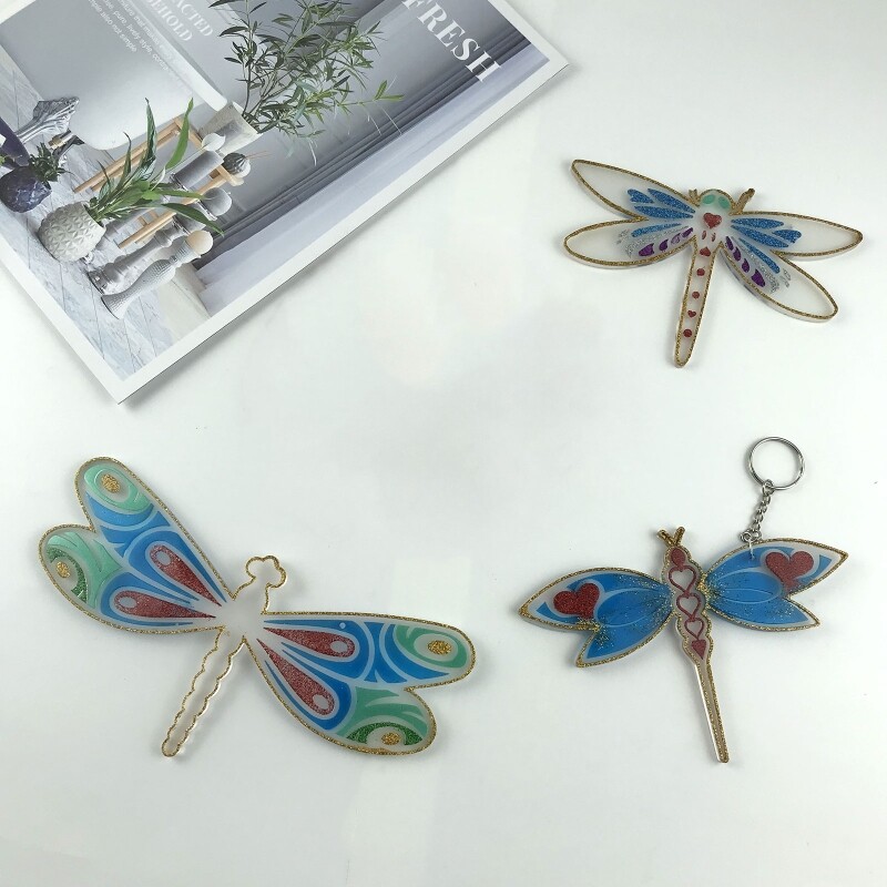 Keychain Crystal Epoxy for Creative Silicone Love Gi | eBay