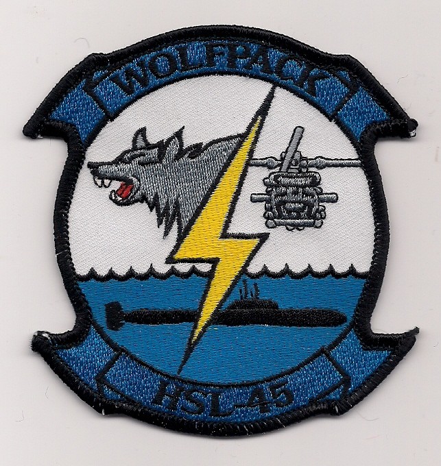 * SALE * USN HSL-45 WOLFPACK patch SH-60B SEAHAWK HELICOPTER SQN | eBay