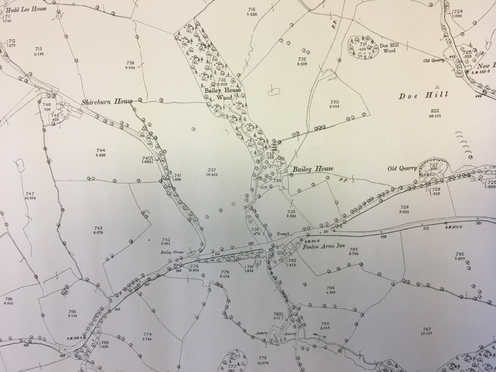 Ordnance Survey 1893 map of Dutton Area, Lancashire : Sheet LIV 7 | eBay UK