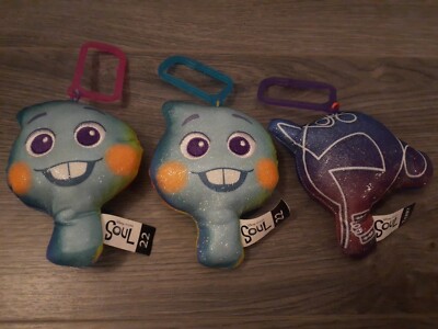 Two Disney Pixar Soul 22 and Terry 2020 Plush Clip McDonald's Happy ...
