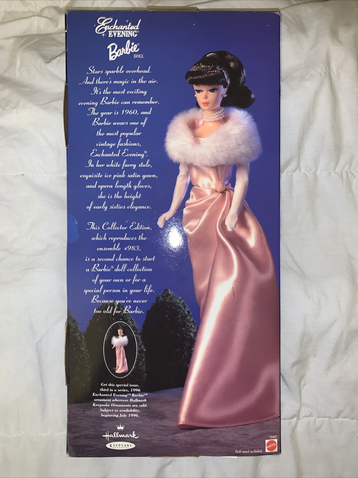Enchanted Evening Barbie Mattel 1995 Repro NRFB Doll Brunette | eBay
