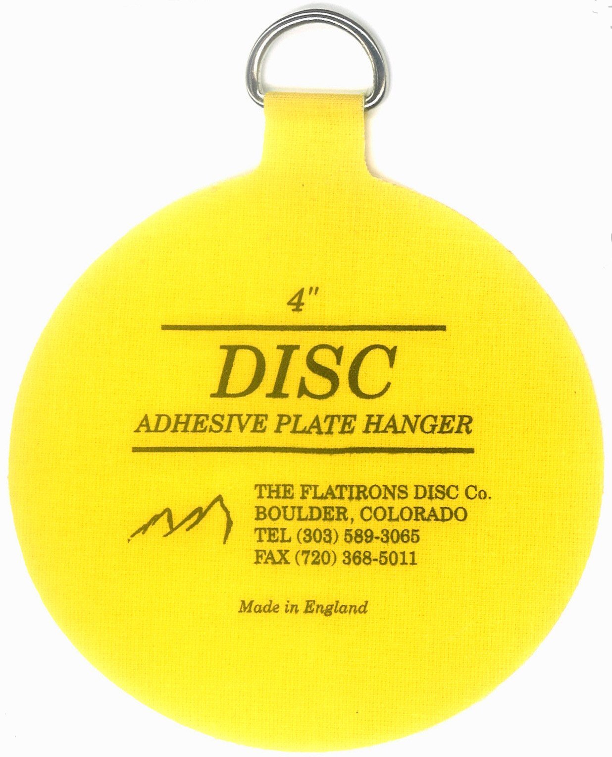 The Flatirons Disc Co Invisible Disc Adhesive Large Plate Hanger Set 4 ...