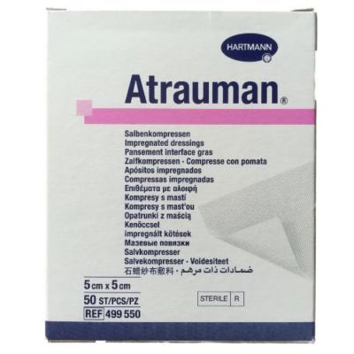 Atrauman Impregnated Tulle Dressings 5cm x 5cm (x50) | eBay
