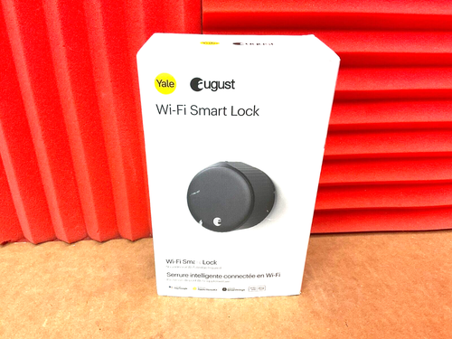 August WiFi Smart Lock Matte Black AUG-SL05-M01-G01 ️️ ️️ OPEN BOX | eBay