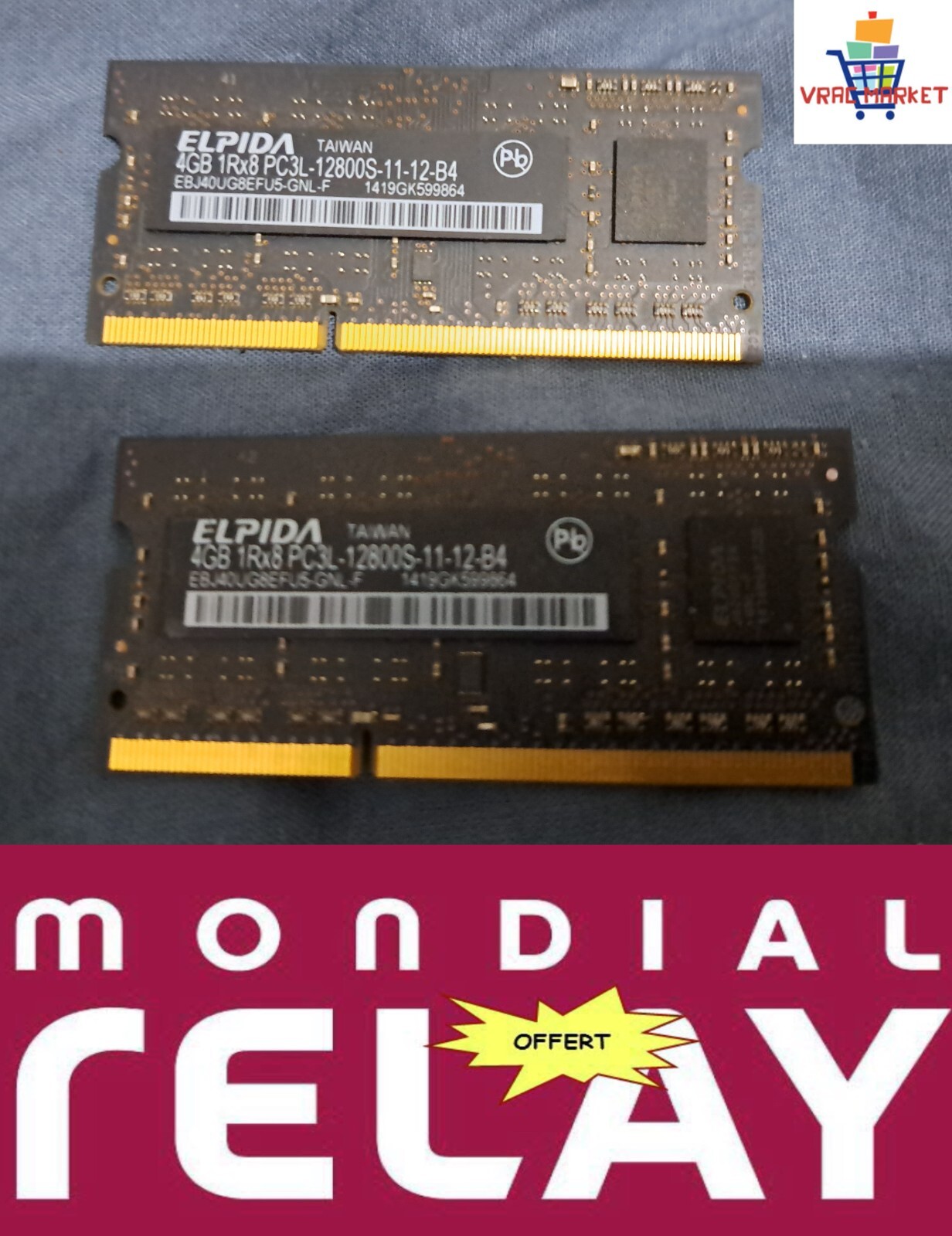 BARRETTE RAM ELPIDA 4GB 1Rx8 PC3L-12800S APPLE IMAC | eBay