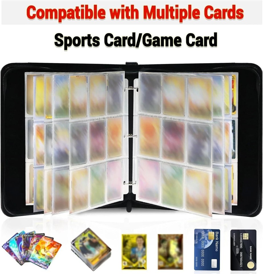 Charizard Card Binder for Pokemon Cards Holder 900 Cards w/ 50 ...