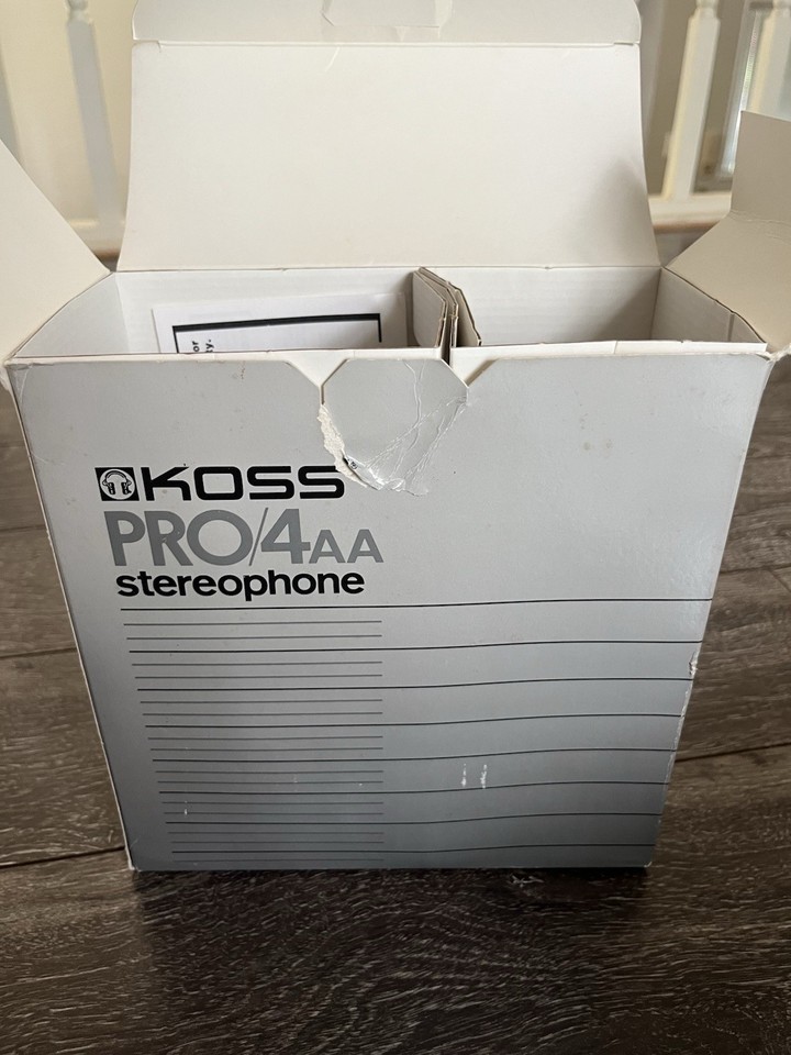 Koss Pro4AA BRAND NEW Studio Quality Over-Ear Headphones Retro Style ...