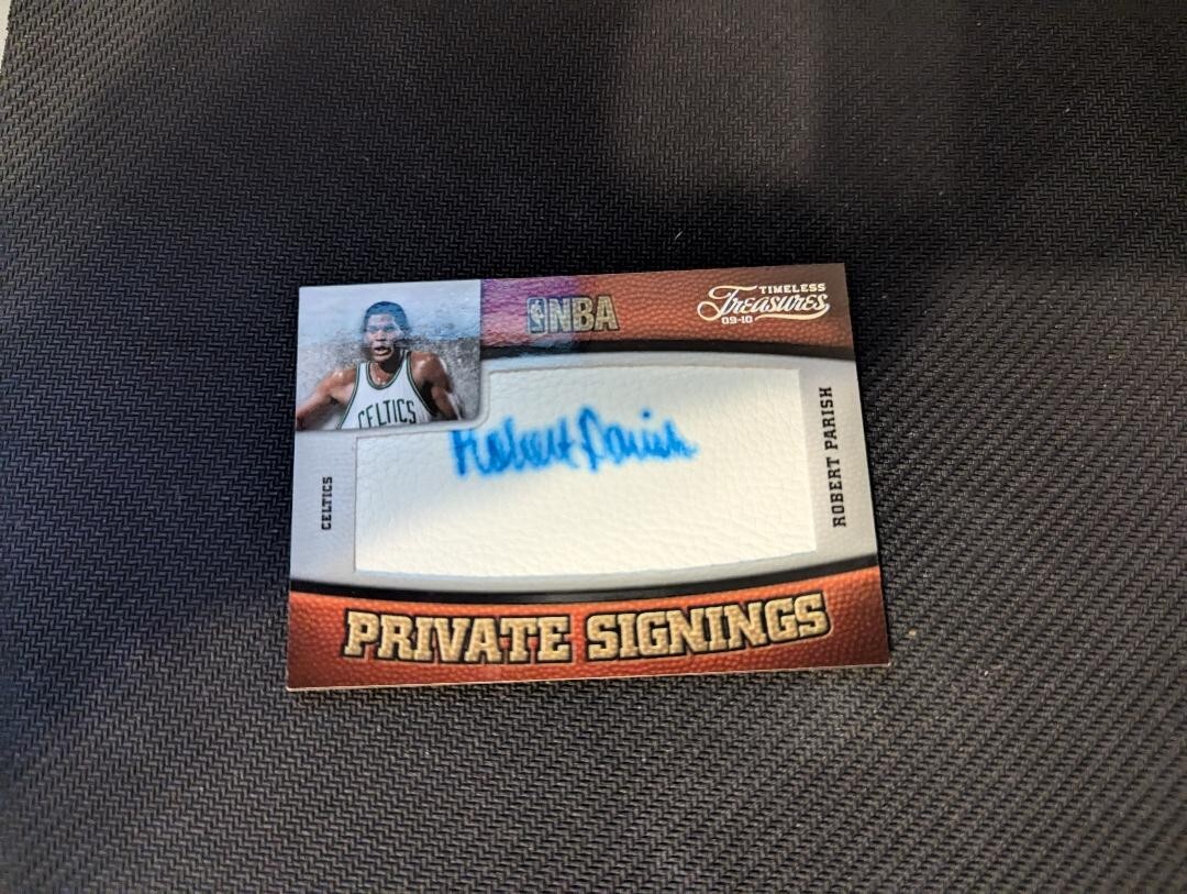 2010 PANINI TIMELESS TREASURE ROBERT PARISH AUTOGRAPH 16 /25 | eBay