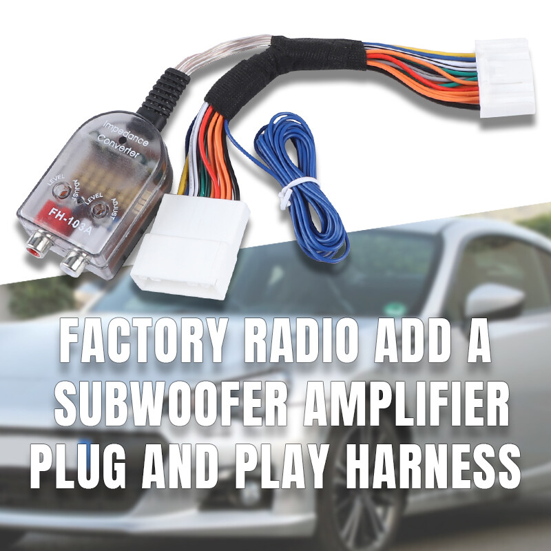 For select Nissan Altima Maxima Leaf Add A Amp Amplifier Radio Adapter ...