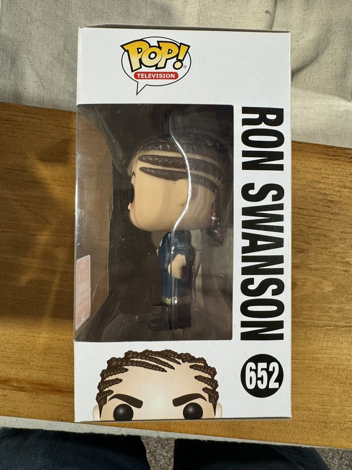 Funko Pop! Vinyl: Ron Swanson (w/ Cornrows) - San Diego Comic Con Hot ...