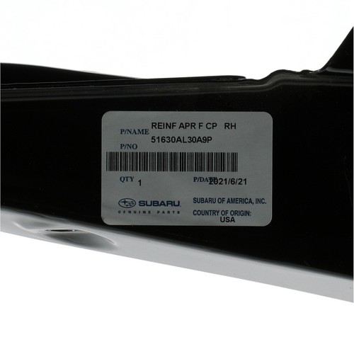 OEM NEW 2018-2019 Legacy Outback Fender Apron Panel Passenger Side ...