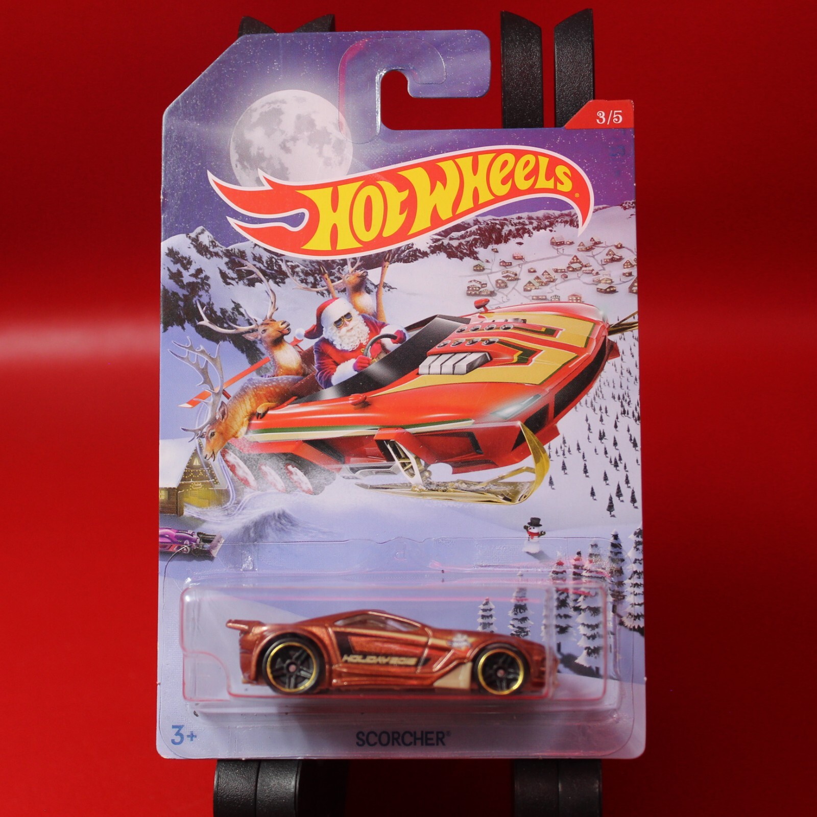 2016 Hot Wheels Scorcher Brown Burnt Orange Holiday Hot Rods #3 1:64 ...