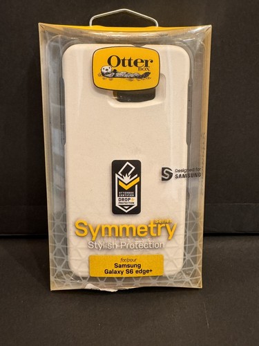 New Open Otter Box Symmetry Series Samsung Galaxy S6 Edge Grey White ...