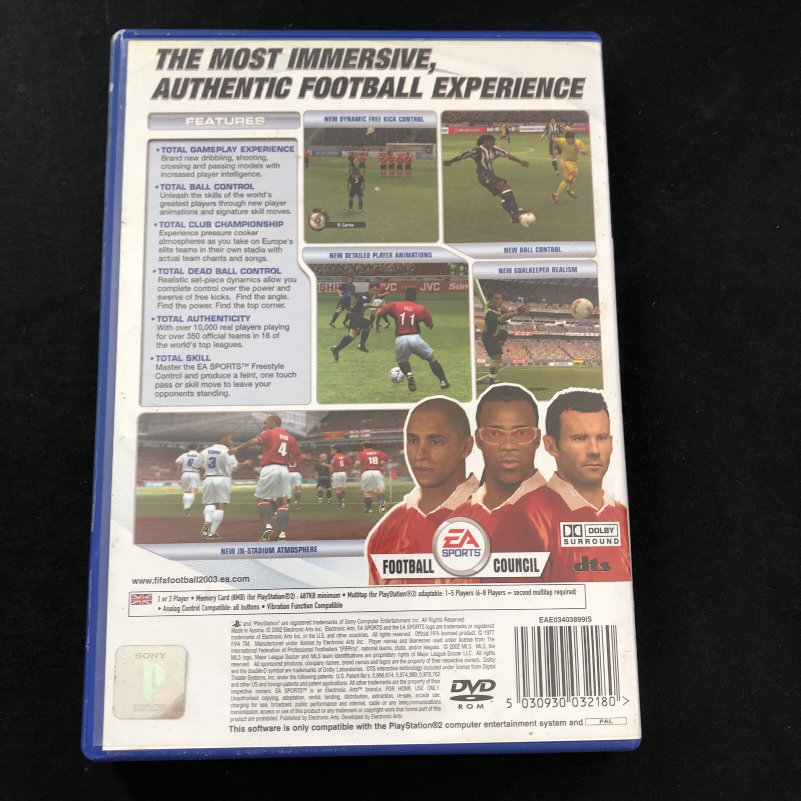 FIFA Football 2003 (PS2) Vgc With Manual | eBay UK