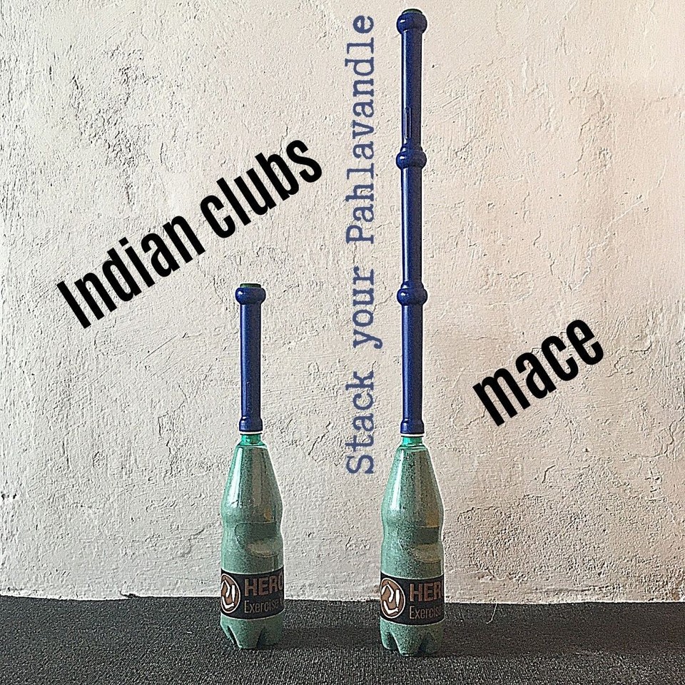 Indian Club Bell Handle | Adjustable Weight for up to 3kg | Pahlavandle ...