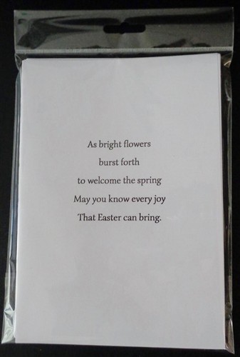 PK OF 10 EASTER CARD INSERTS, 100GSM, PRE-CUT,A5,A6,5x5,6x6,7X5, 5 ...