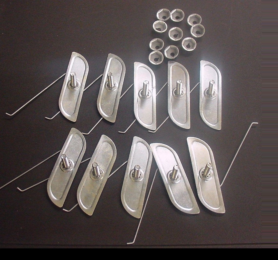 Cadillac 10x Door Body Side Moulding Fasteners Exterior Trim Clips Kit ...