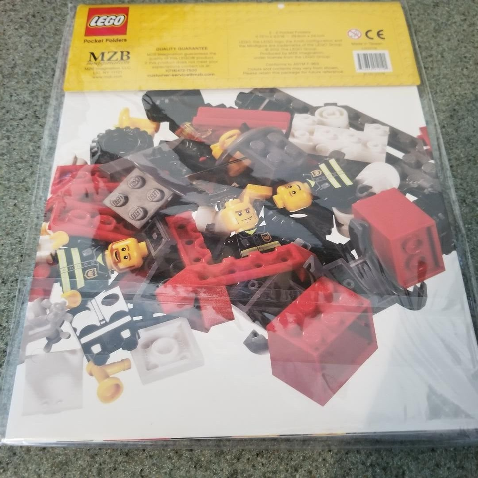 LEGO Pocket Folders 2 PACK with LEGO stickers - New/Sealed | eBay