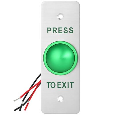 Push to Exit Button，IP68 Waterproof 304 Stainless Steel Panel Round ...
