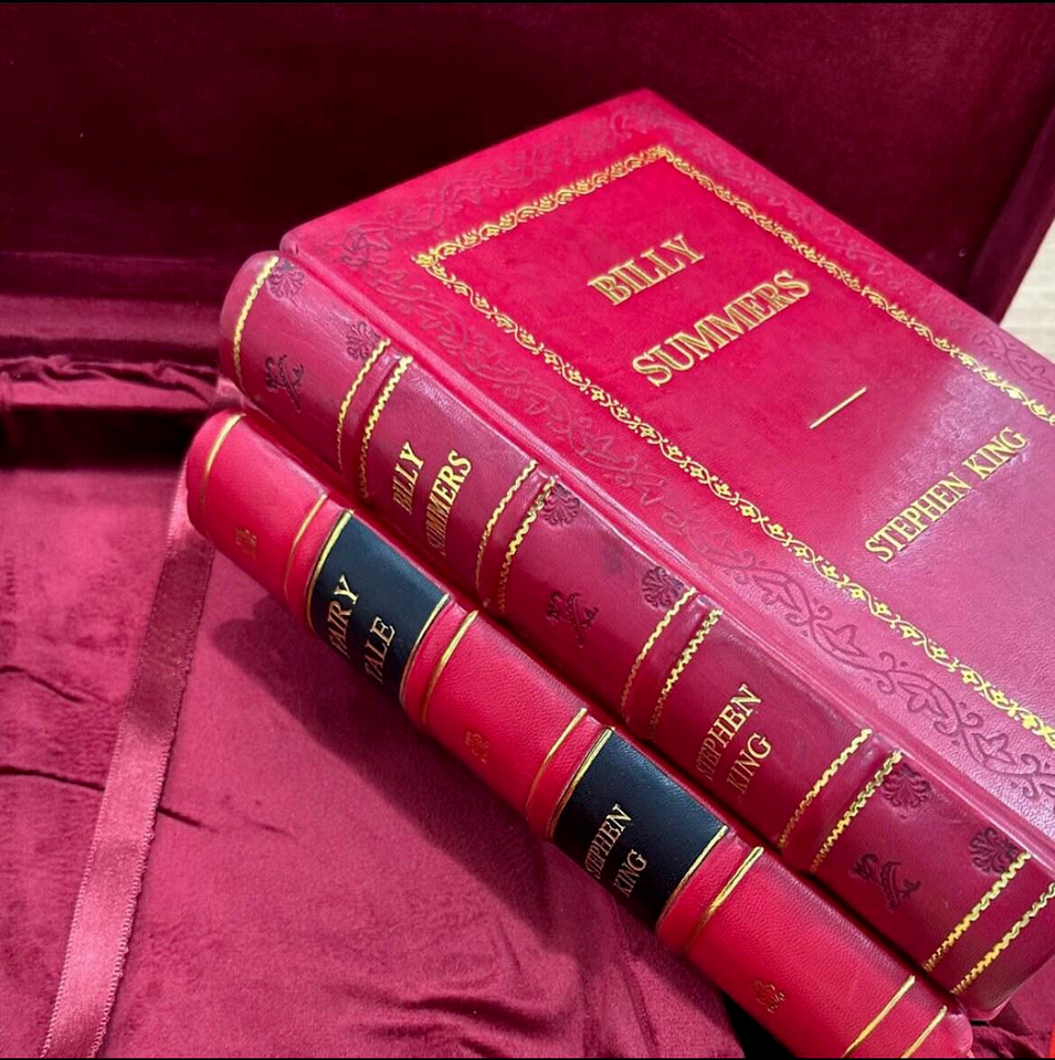 Fairy Tale & Billy Summers by Stephen King RED BOX SET [LEATHER BOUND ...