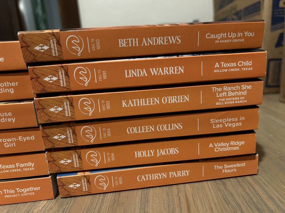 Harlequin Super Romance Paperback Books Lot Of 19 Books July, Sep, Oct ...