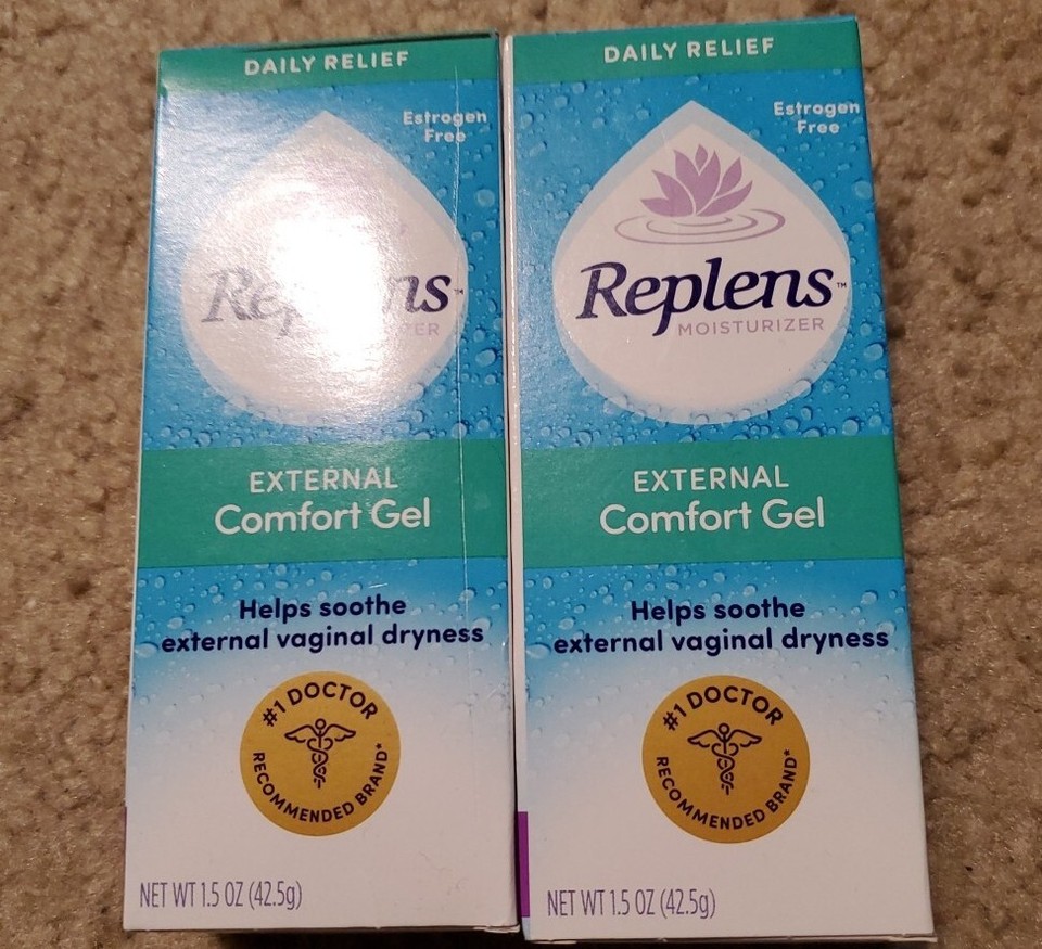 Lot Of 2 Replens Moisturizer External Comfort Gel - 1.5oz (DOES NOT ...