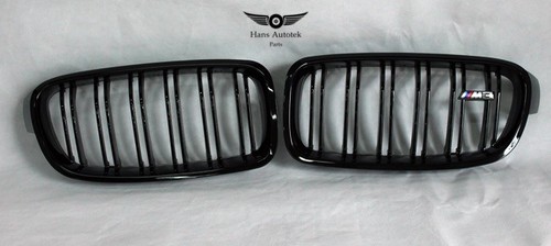 Gloss Black M4 Style Grill Dual S for BMW 4 Series F32 F33 F36 M3 F80 ...
