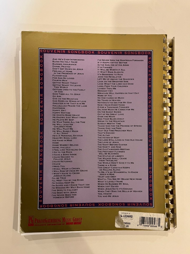 Bill Gaither Homecoming Songbook Vol IV, 1997 Spiralbound Collectors ...