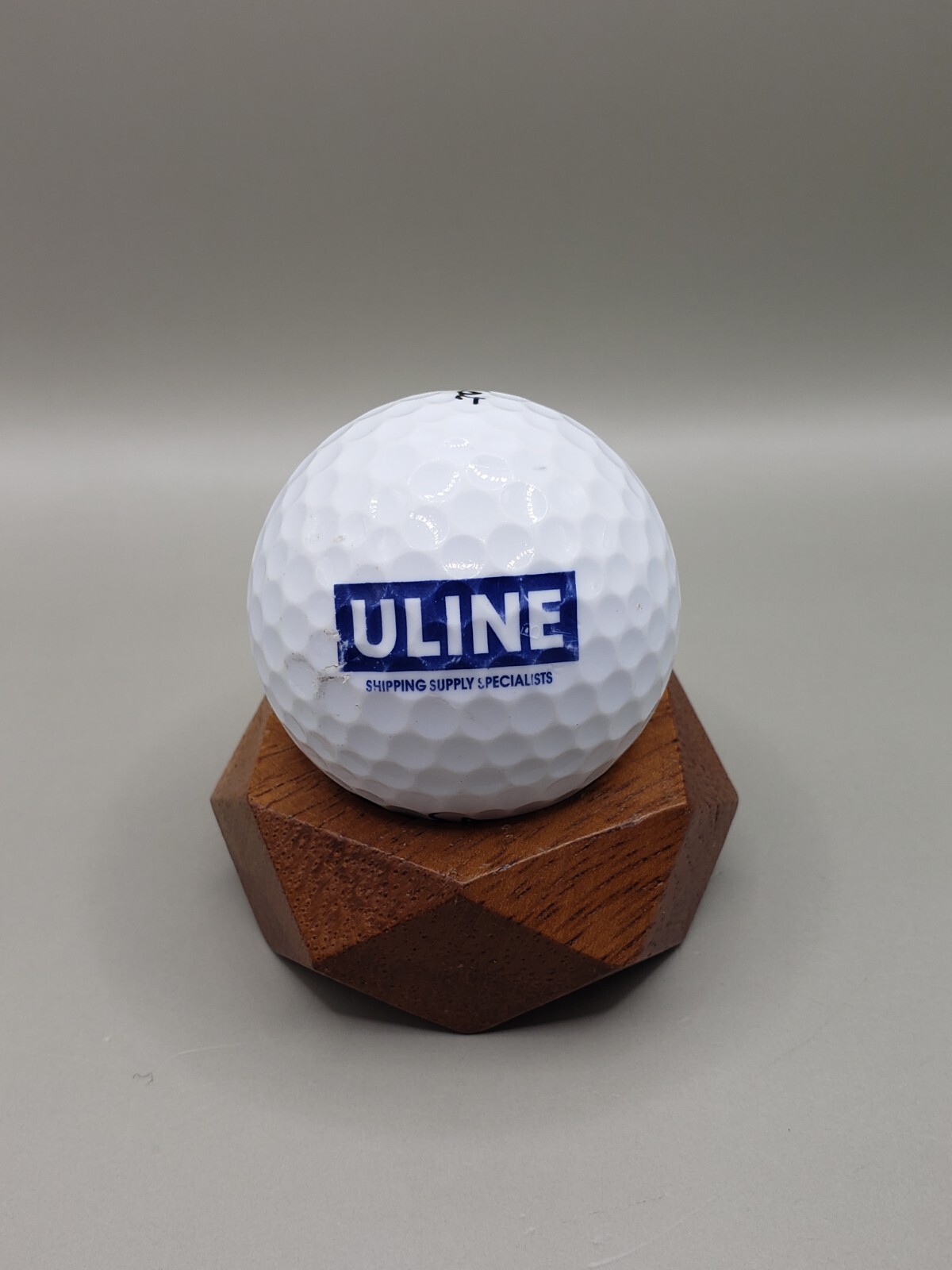 ULINE Logo Golf Ball Titleist Collectors Display Ball SHIPPING SUPPLY ...