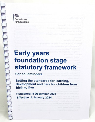 2024 Early Years Foundation Stage EYFS Statutory framework for ...