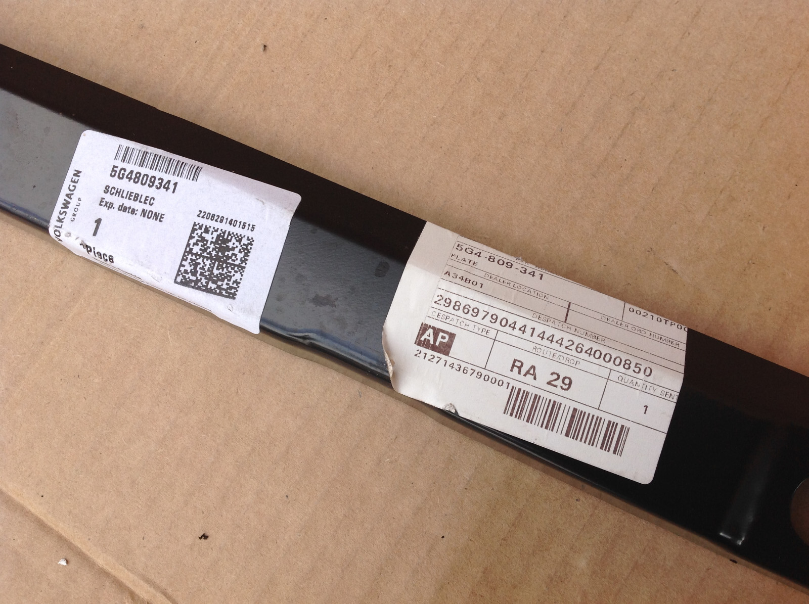 VW Golf Mk7 Left Sill Panel Side Skirt Plate 2013-2020 5G4809341 | eBay