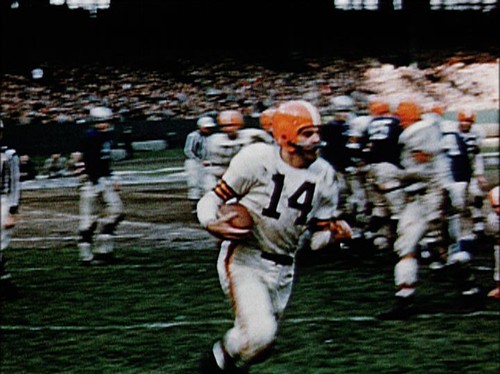 1954 NFL Championship Game at Cleveland, Browns vs Lions in COLOR Now ...