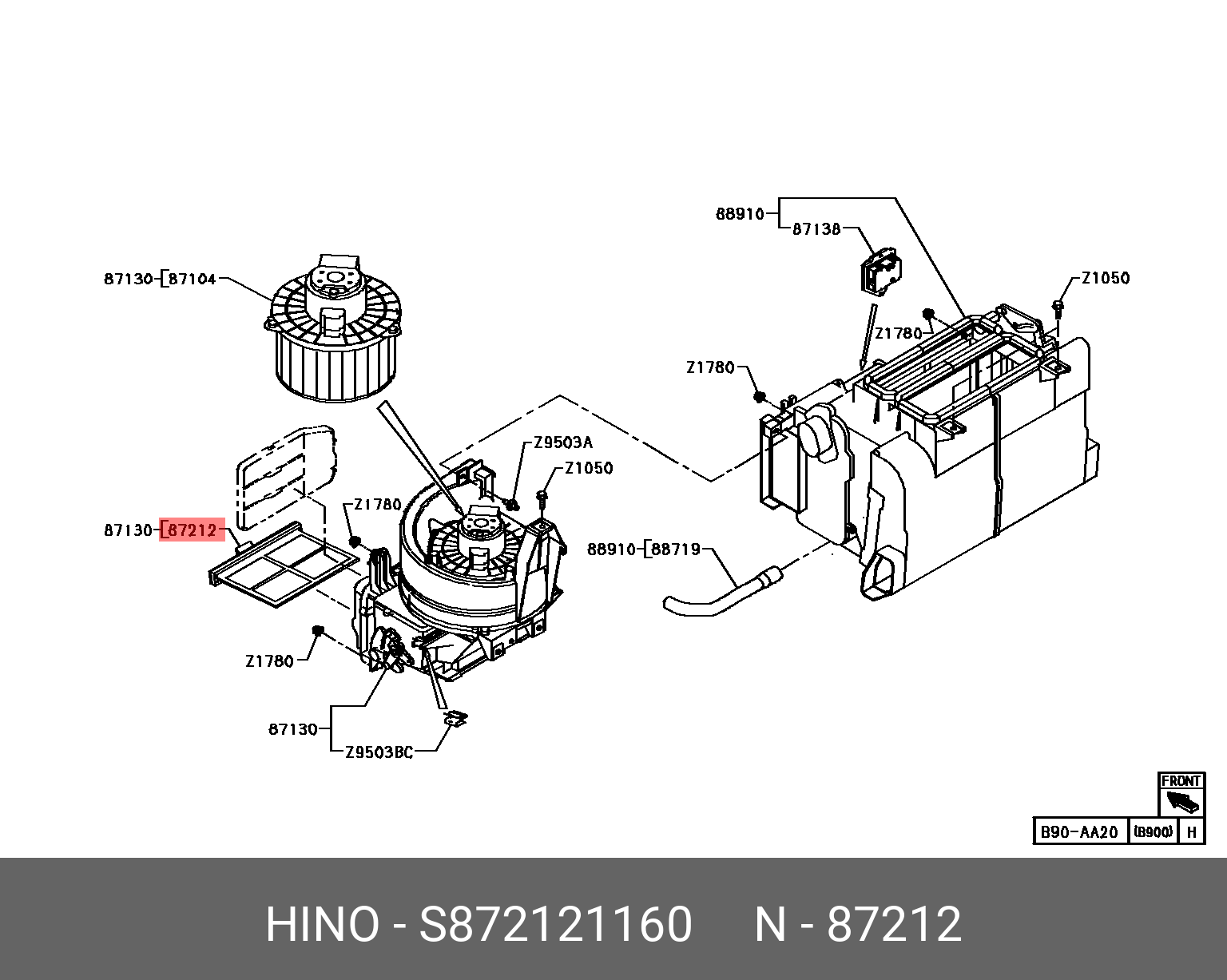 Genuine OE Filter Air S872121160 for Hino S8721-21160 | eBay