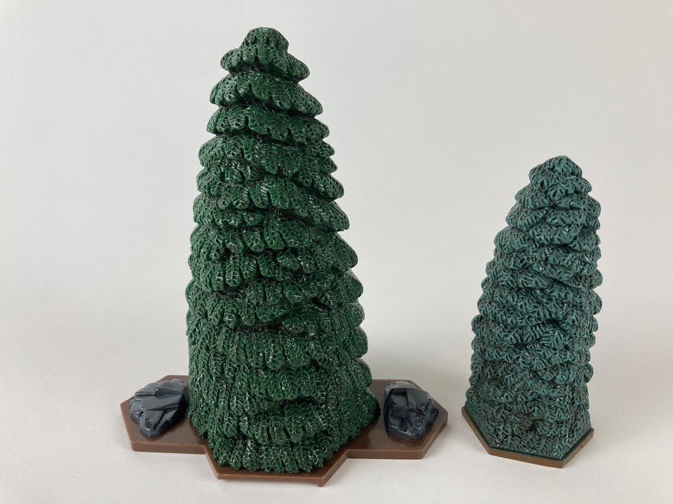 Heroscape Marro Hive + Charos + Evergreen Trees Ruined Wall Terrain ...