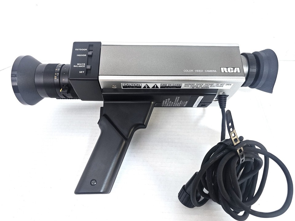 Vintage RCA Color Video Camera Model CC016 w/ Box SelectaVision Made In ...