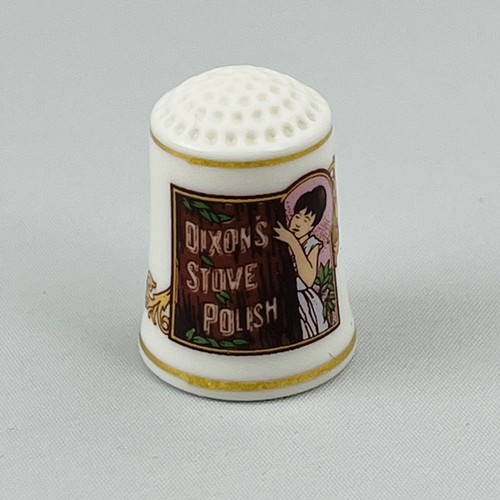 Vintage Franklin Mint Dixon's Stove Polish Thimble Country Store ...
