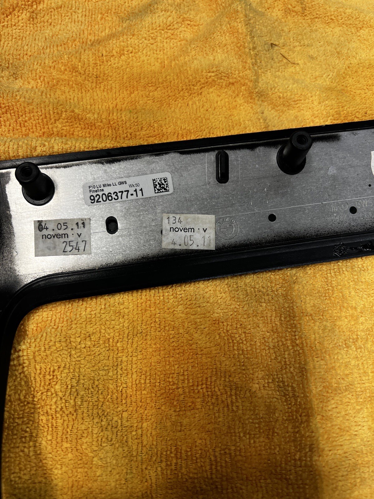 2011 - 2016 BMW 5 Series F10 CENTER CONSOLE WOOD SHIFT BEZEL ...