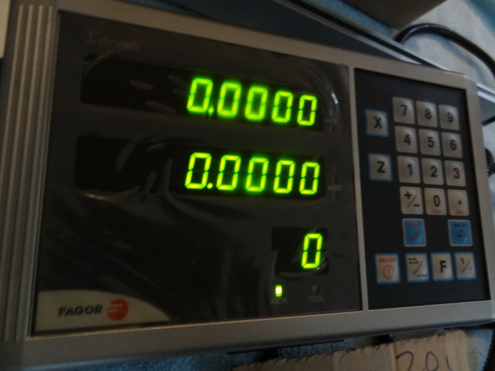 FAGOR 20i-T DRO w/2 SCALES .0002" | eBay