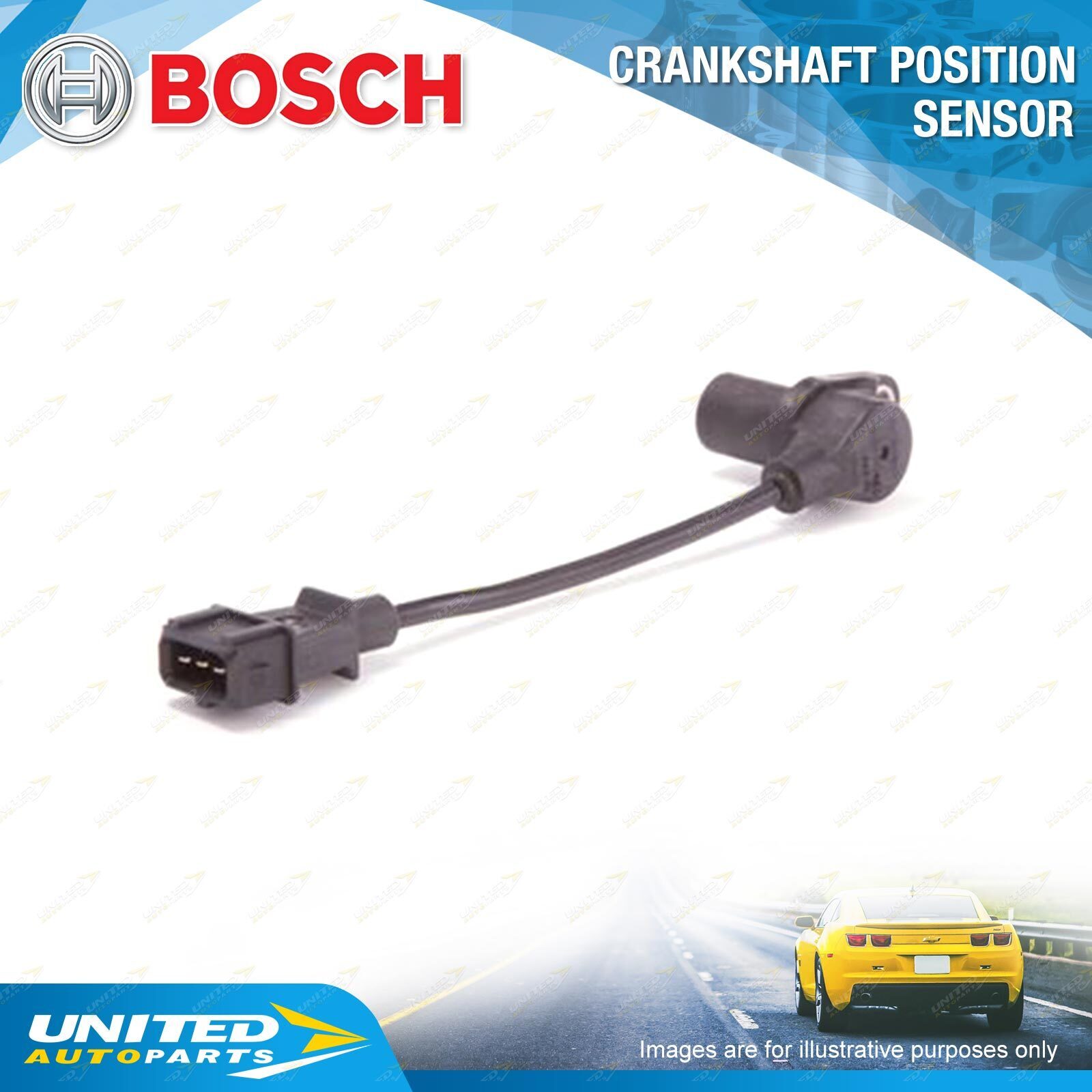 Bosch Crankshaft Position Sensor for Ferrari F355 Berlinetta GTS 3.5 ...