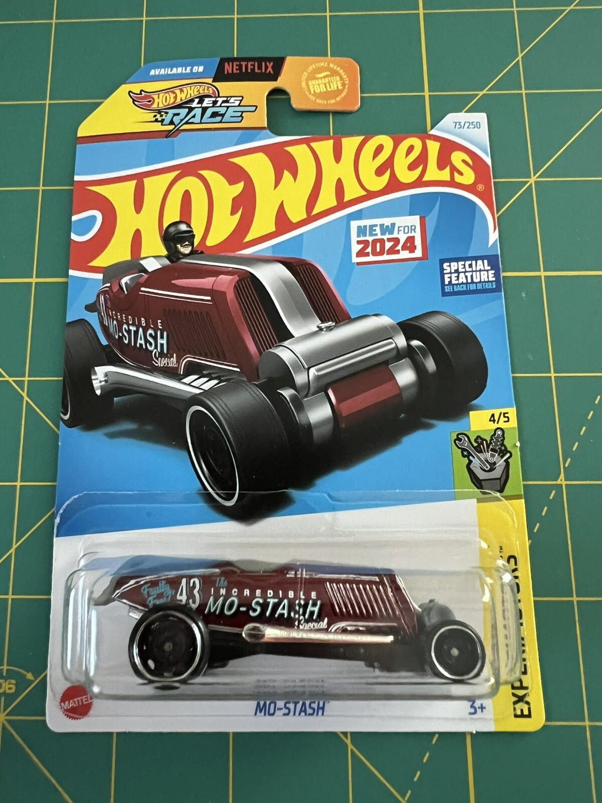 2024 HOT WHEELS MO-STASH EXPERIMOTORS 4/5 MAROON LET’S RACE NEW FOR ...
