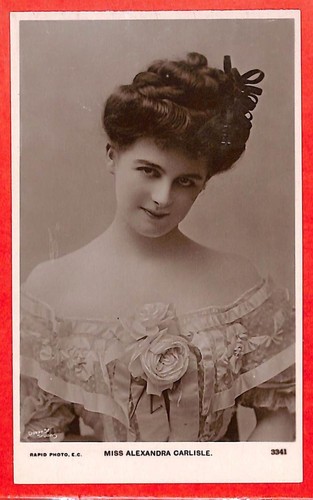 CPA " MISS ALEXANDRA CARLISLE " POST CARD PRINTED IN ENGLAND | eBay