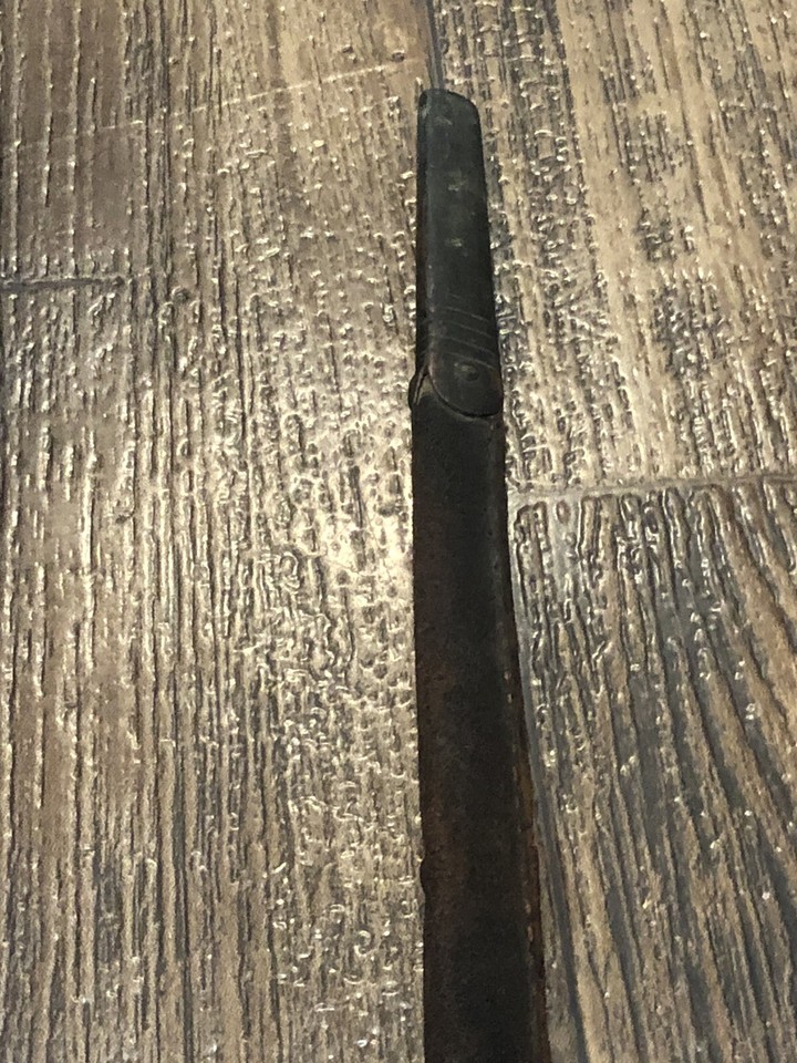 P1876 Martini Henry Bayonet W/ Poor Scabbard British Pattern 1876 ...