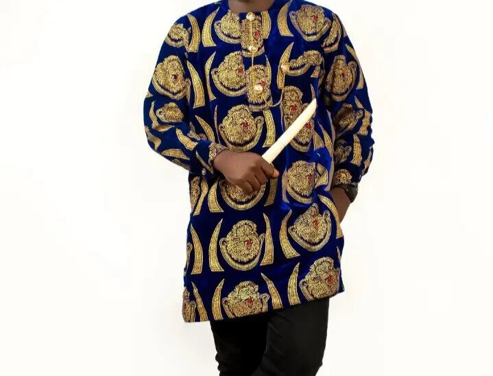 Elephant Tusk Replica, African Traditional Igbo Odu Hand Held Nze/Ozo ...
